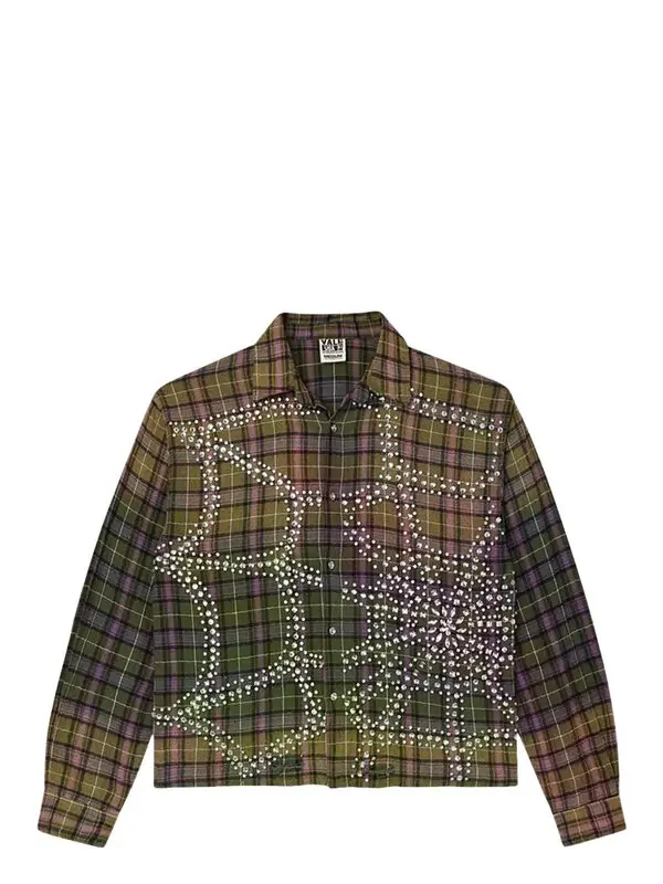 VALE FOREVER Embellished Shirt - Green