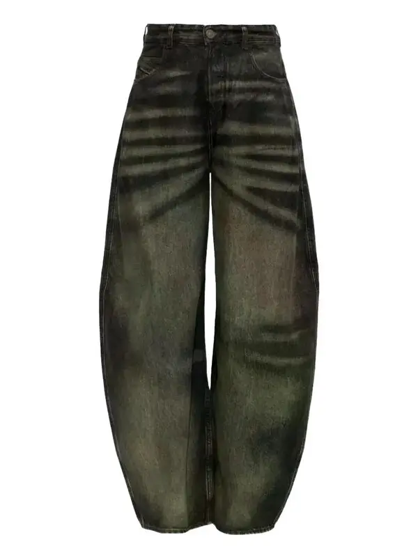 DIESEL® 1987 D-khelz-fsj Faded Barrel-leg Jeans - Grey