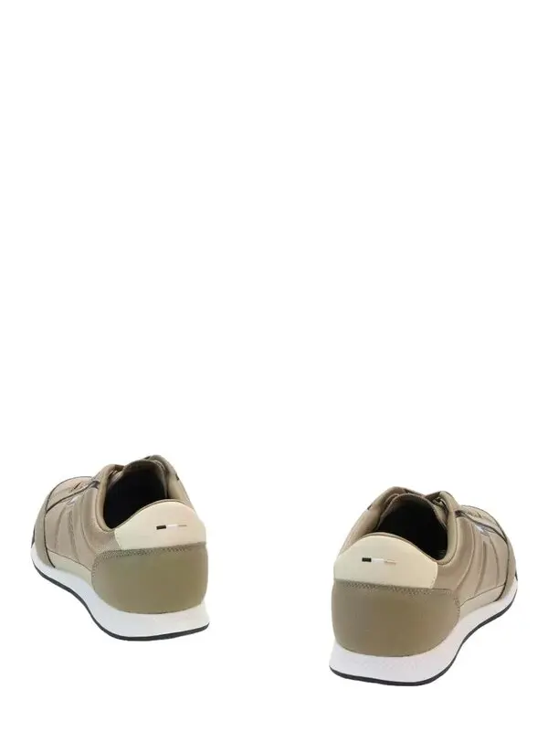 BOSS Logo-print Panelled Sneakers - Neutrals