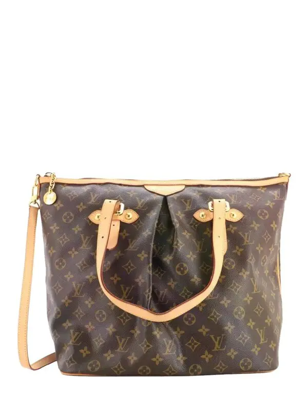 LOUIS VUITTON Palermo Handbag Monogram Canvas Gm Tote Bag - Brown
