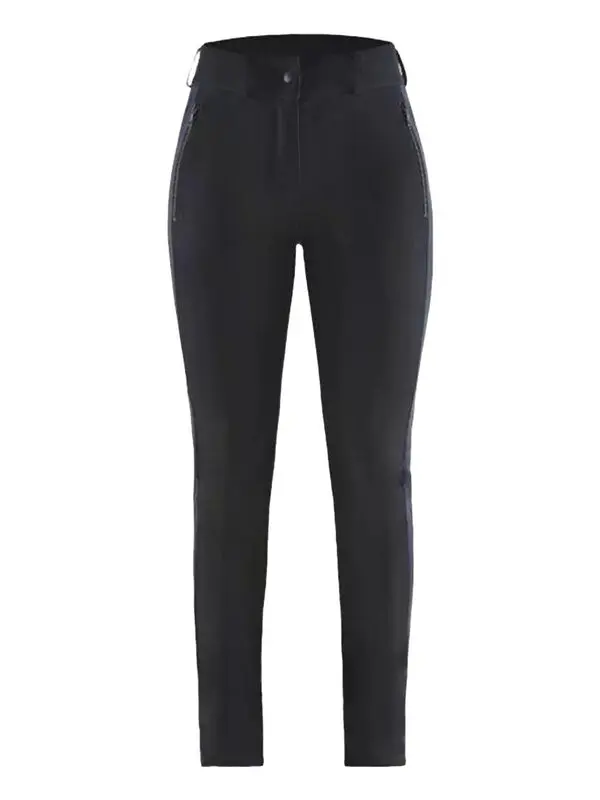 ROBERTA TONINI Side-stripe Zip-pocket Ski Pants - Black