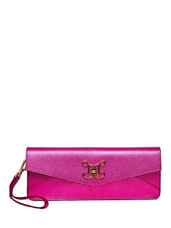 DE MARQUET Envelope Cut Laminated Electric Fuchsia - Pink