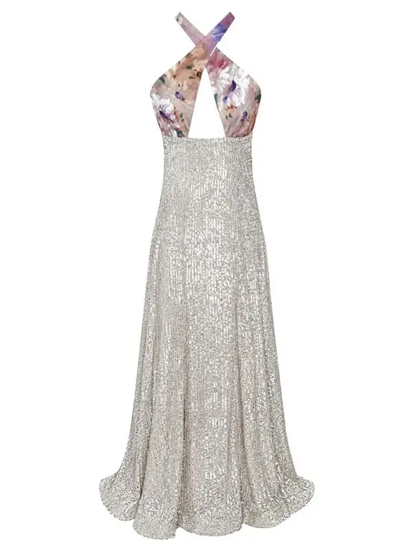 DELAYNE DIXON Neutrals The Iced Orchid Gown - Pink