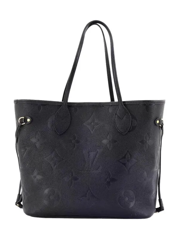LOUIS VUITTON Neverfull Nm Monogram Empreinte Giant Mm Tote Bag - Black