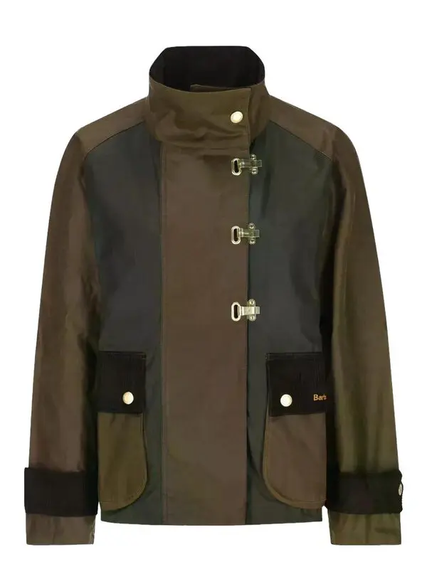 Barbour Hazelwood Corduroy-trim Lobster-claw Jacket - Brown