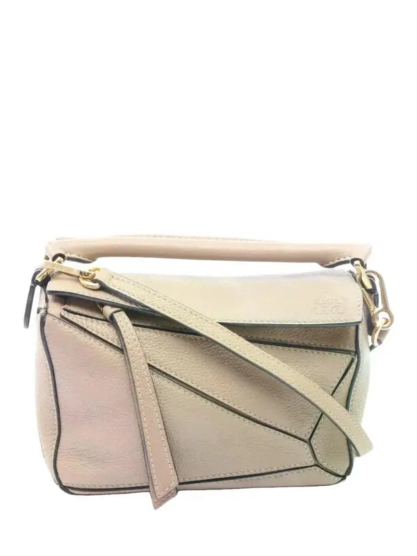 Loewe 2010s Mini Puzzle 2way Tote Bag - Neutrals