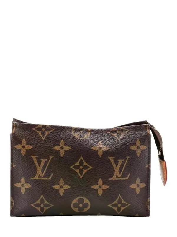 LOUIS VUITTON Toiletry Monogram Canvas 15 Pouch - Brown