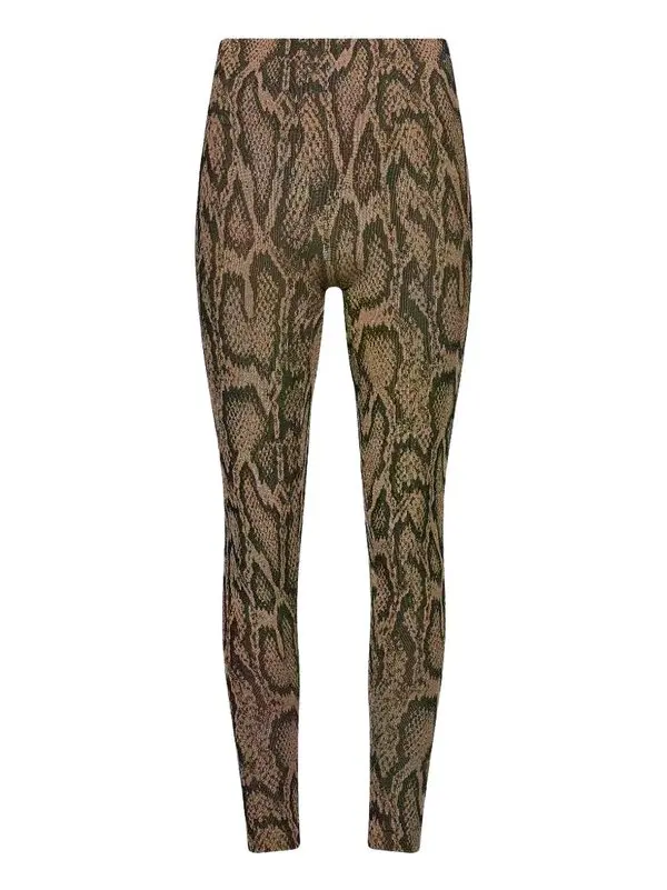 Wolford Snake-print Trousers - Brown