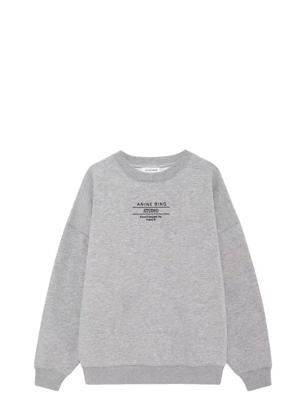ANINE BING Miles Sweatshirt Studio Heather - Grey
