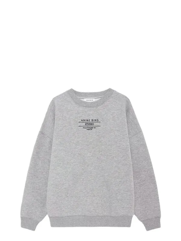 ANINE BING Miles Sweatshirt Studio Heather - Grey