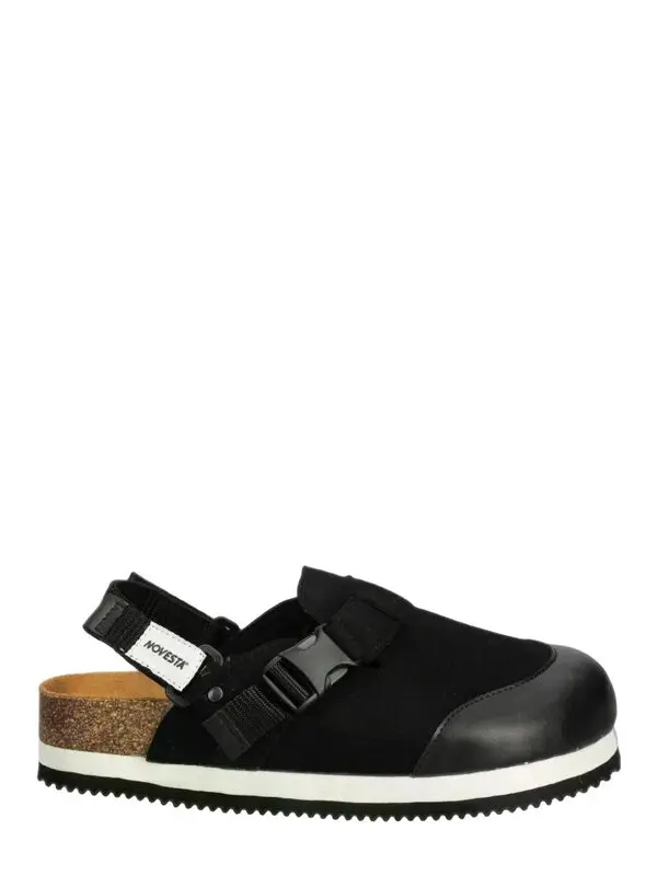 Novesta Tatra Buckle-fastening Slingback Sandals - Black