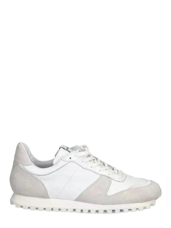 Novesta Marathon Panelled Leather Sneakers - White