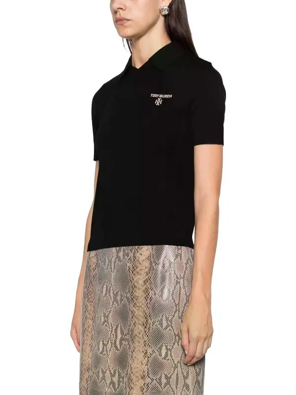 Tory Burch Simone Wool T-shirt - Black