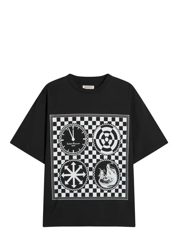 ECSTATIC RESEARCH Guide T-shirt - Black