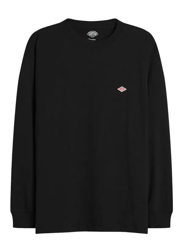 DANTON Long Sleeve Logo T-shirt - Black