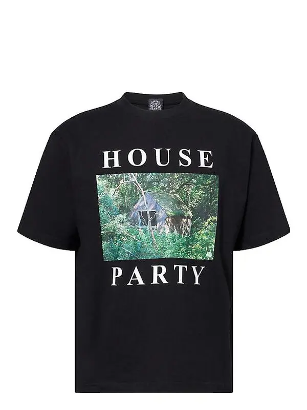 HERESY House Party Cotton T-shirt - Black
