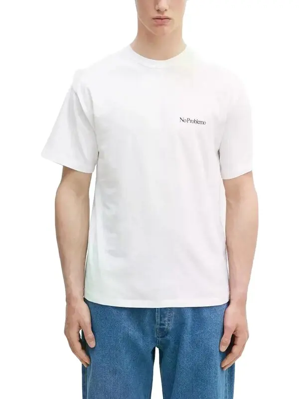 NO PROBLEMO Eau De Problemo Logo T-shirt - White