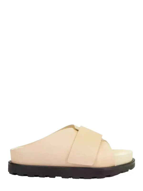 JIL SANDER Leather Sandals - Neutrals