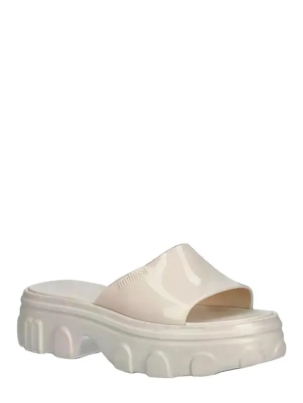 Melissa Ella Chunky-sole Slides - Neutrals
