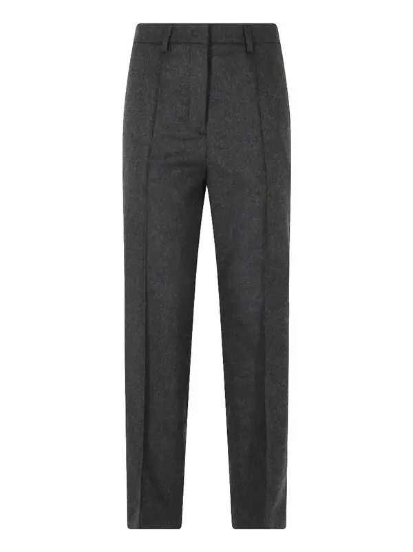 DEPARTMENT 5 Pressed-crease Tailored Trousers - Grey
