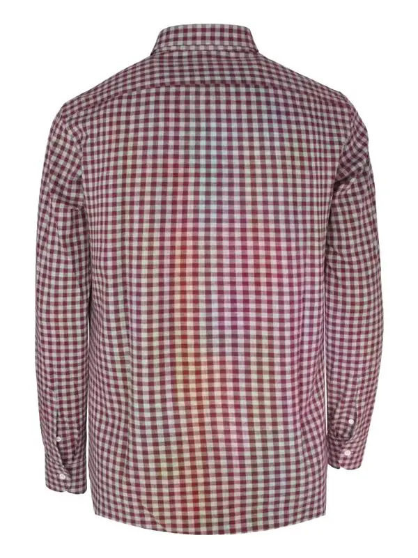 TOMBOLINI Gingham-check Button-down Shirt - Red