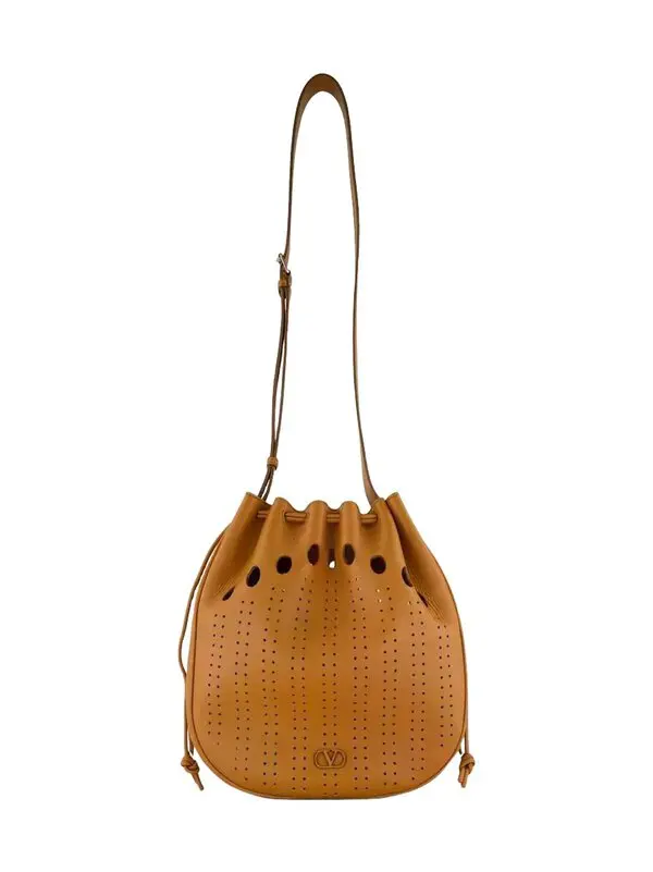 Valentino Garavani Antibes Drawstring Bucket Bag - Brown