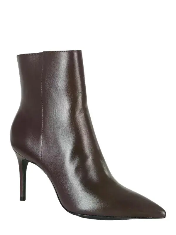 Schutz Mikki Pointed-toe Ankle Boots - Brown