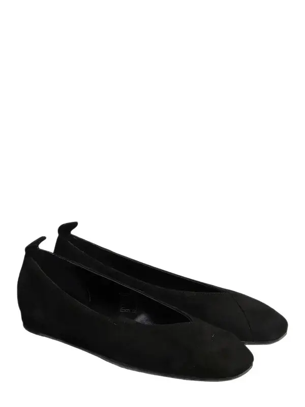 BIANCADI Square-toe Ballet Flats - Black