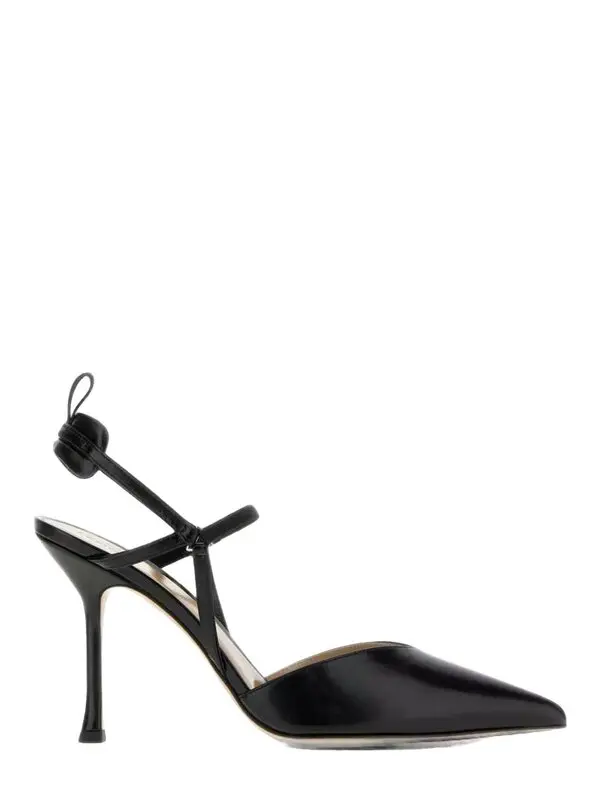 Fendi Vey Colibrì Leather Pumps - Black