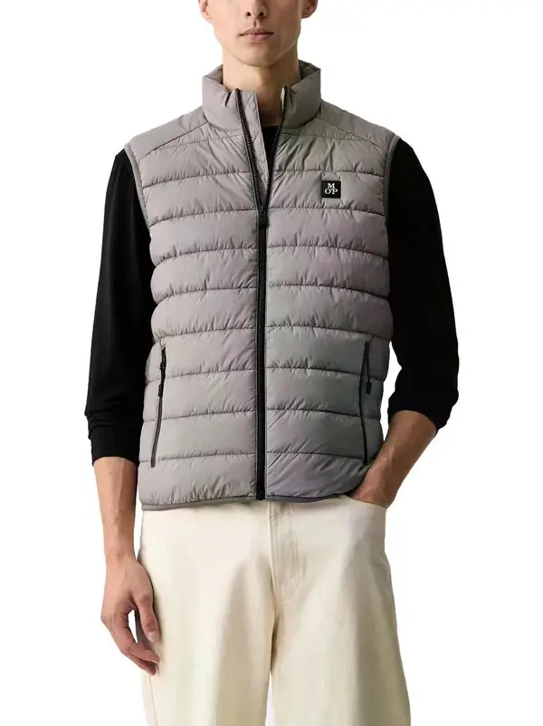 Marc O'polo Quilted Gilet - Grey
