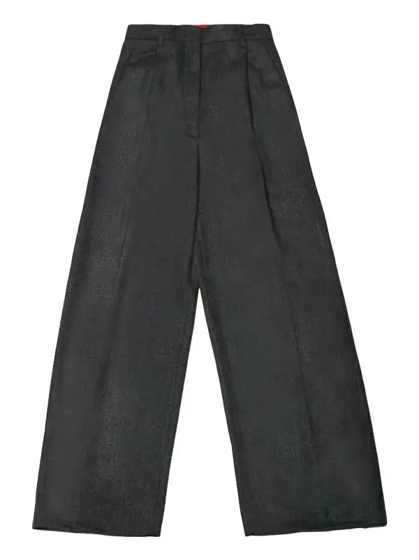 THELATEST Pressed-crease Wide-leg Trousers - Grey