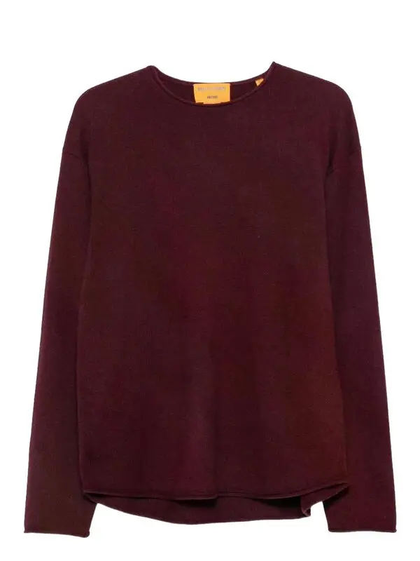 Guest In Residence Crew-neck Long-sleeve Sweater - Red