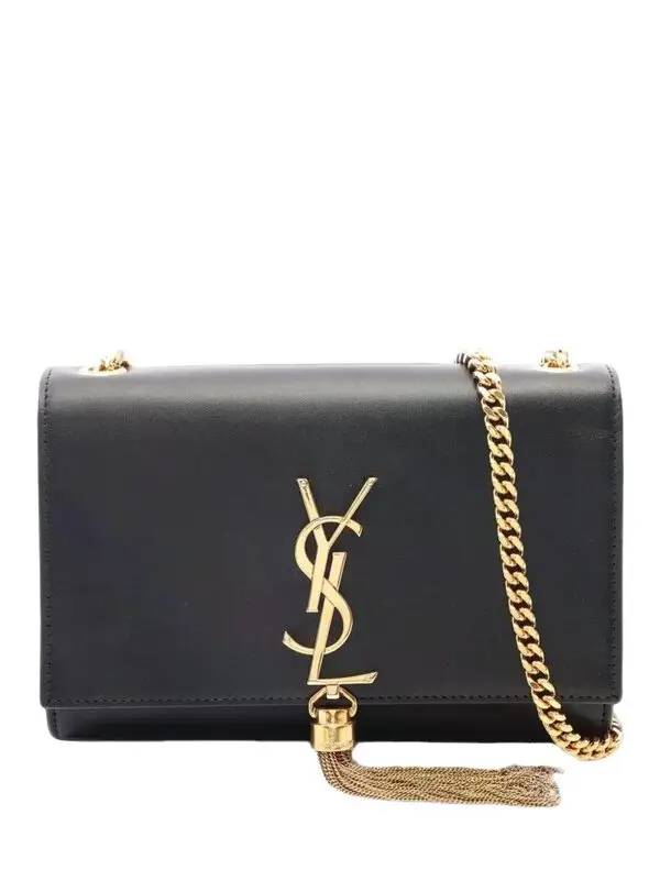 Saint Laurent Small 2010s Kate Tassel Shoulder Bag - Black