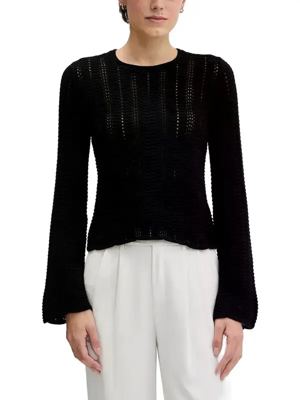 Sisley Cotton Sweater - Black