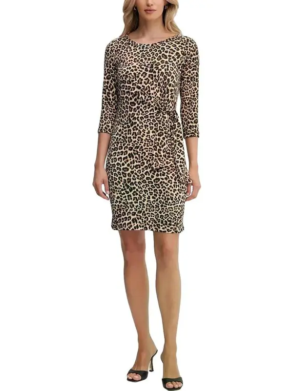 MORGAN Animal-print Mini Dress - Neutrals