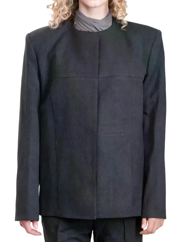 ENTIRE STUDIOS Oblong Tailored Blazer - Grey