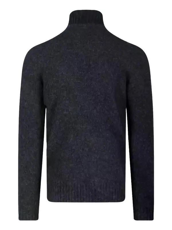 DRUMOHR Roll-neck Wool Sweater - Grey