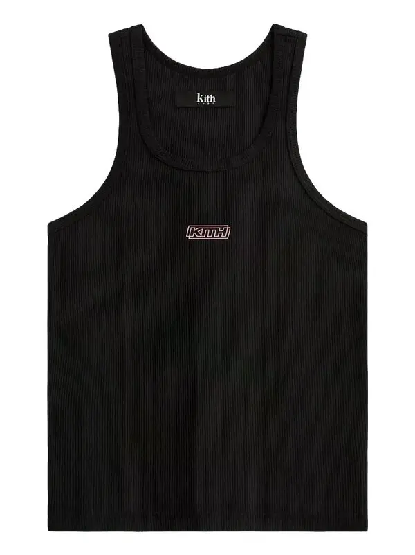 Kith Active Peyton Rib-knit Tank Top - Black