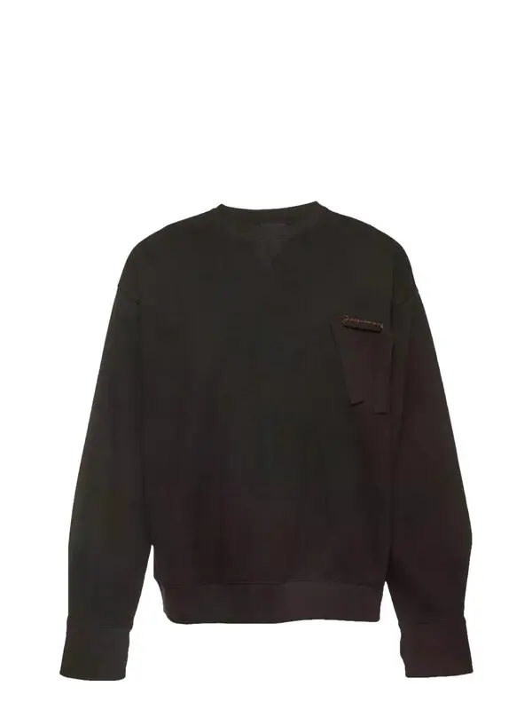 Jacquemus Logo-embroidered Sweatshirt - Black