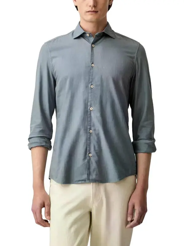 Marc O'polo Twill Long-sleeve Shirt - Blue