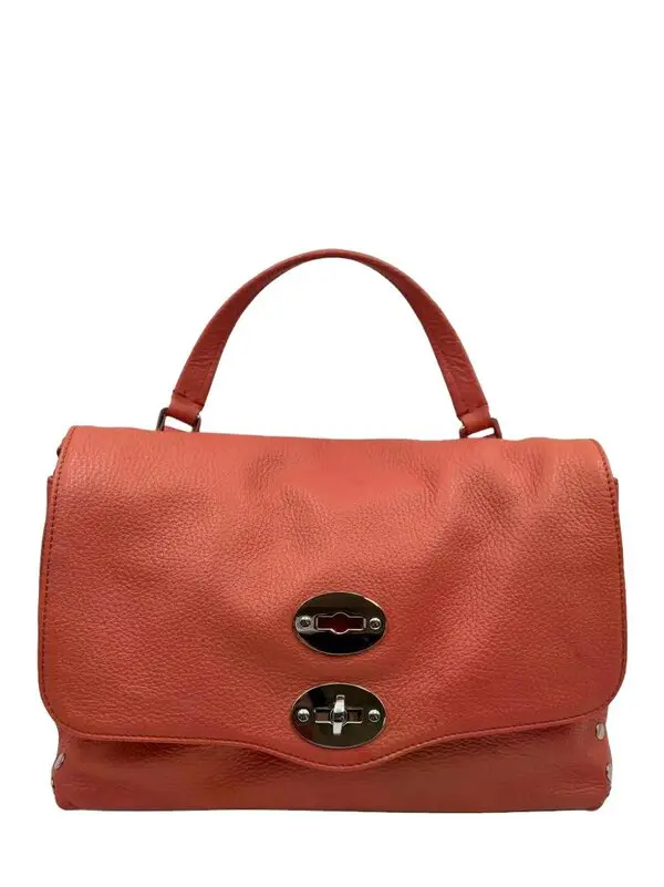 ZANELLATO Postina Daily Leather Shoulder Bag - Orange
