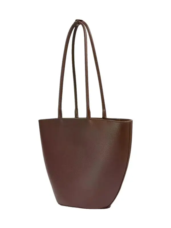 Liviana Conti Amelie Grained-leather Tote Bag - Brown