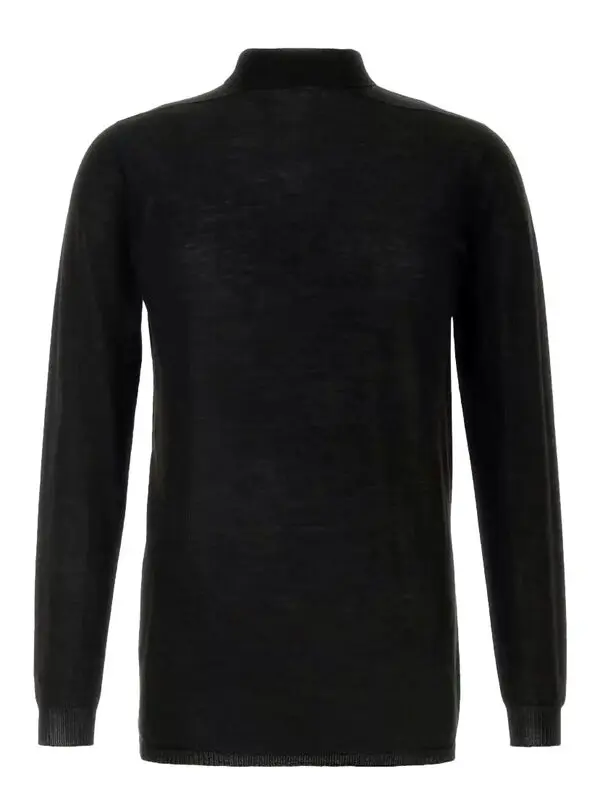 Rick Owens Level Wool Sweater - Black