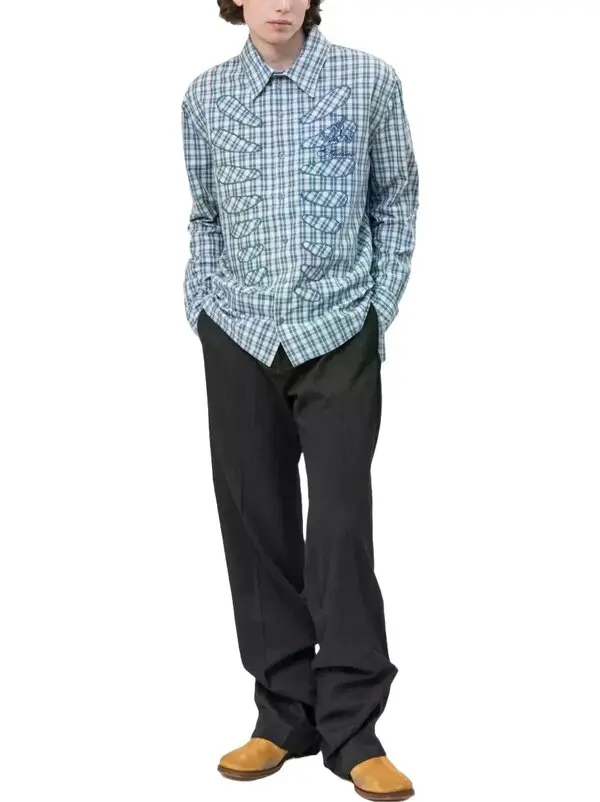 AVAVAV Petra Sharpei Pinstripe Trousers - Grey