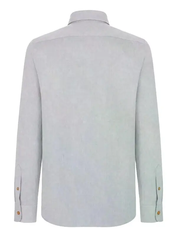 VIVIENNE WESTWOOD Orb-embroidered Button-down Shirt - Grey