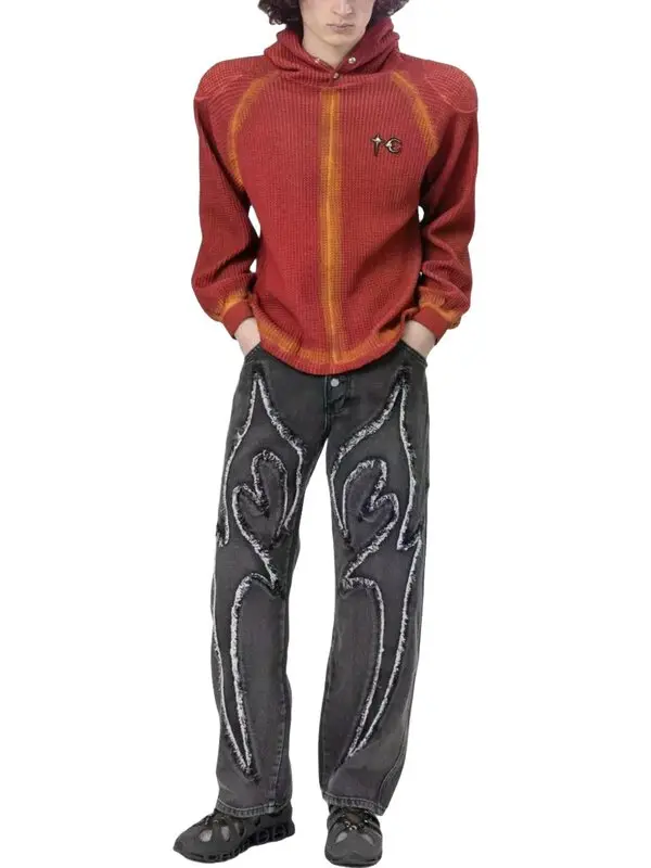 THUG CLUB Bulk Shoulder Hoodie - Red