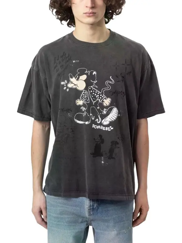 DOMREBEL Graphic-print T-shirt - Grey