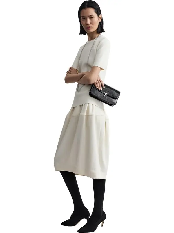 TOTEME Sculptural Skirt - Ecru