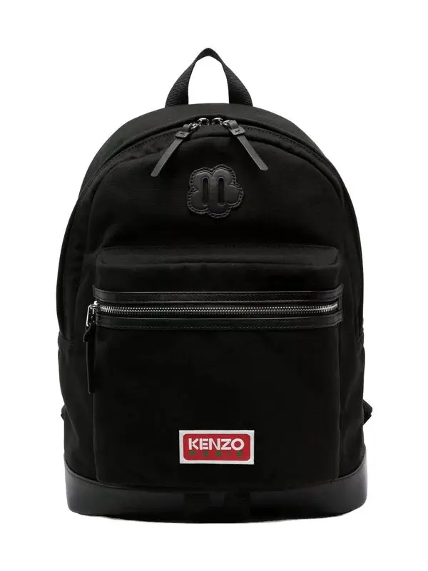 Kenzo Explore Boke Flower Canvas Backpack - Black