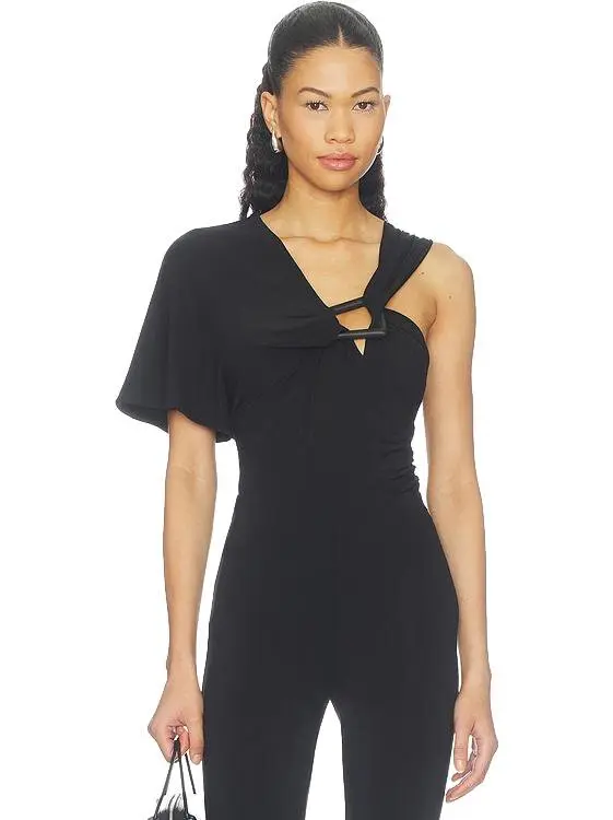Misha Collection Ona Jersey Body Suit In . Also - Black